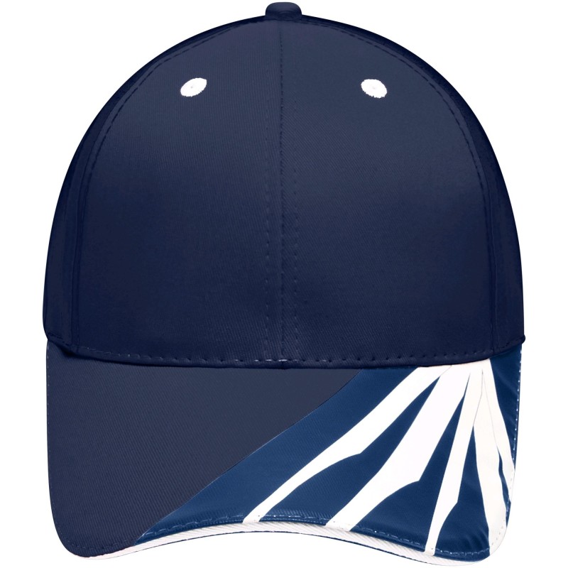 MB6574 6 Panel Craftsmen Cap - STRONG - Color Navy/Navy/White Size One size